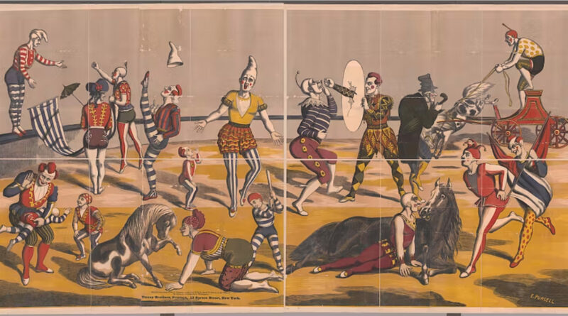 The creepy clown originated in the crass and bawdy circus clowns of the ...