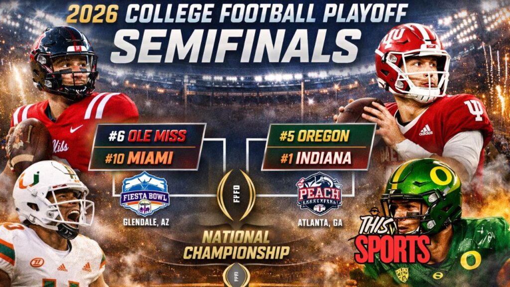 2026 College Football Playoff semifinals odds, prediction: Miami vs ...
